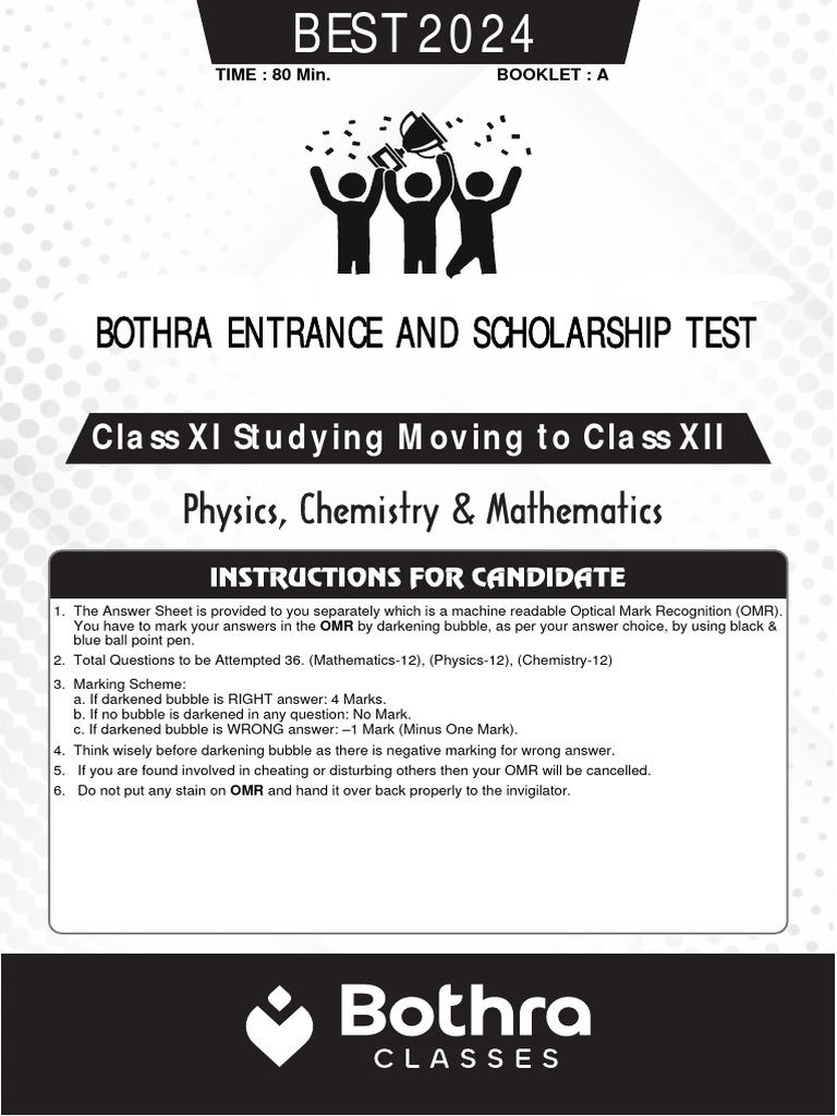 BEST XI To XII MOVING - JEE - Sampla Paper | PDF | Force | Acceleration