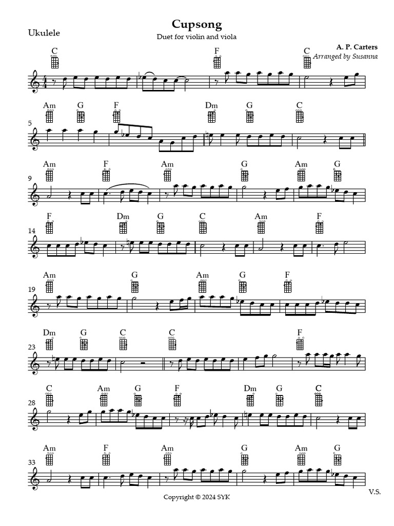 Cupsong Ukulele | PDF