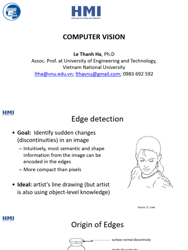 Computer Vision - Edge Detection | PDF