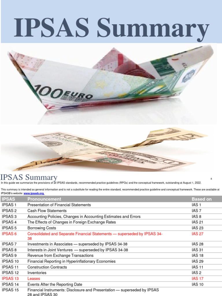 Ipsas Summary 2022 | PDF