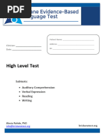 Western Aphasia Battery | PDF | Aphasia | Neuroscience