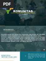 Definisi dan Jenis Komunitas Menurut Ahli | PDF | Ilmu Sosial
