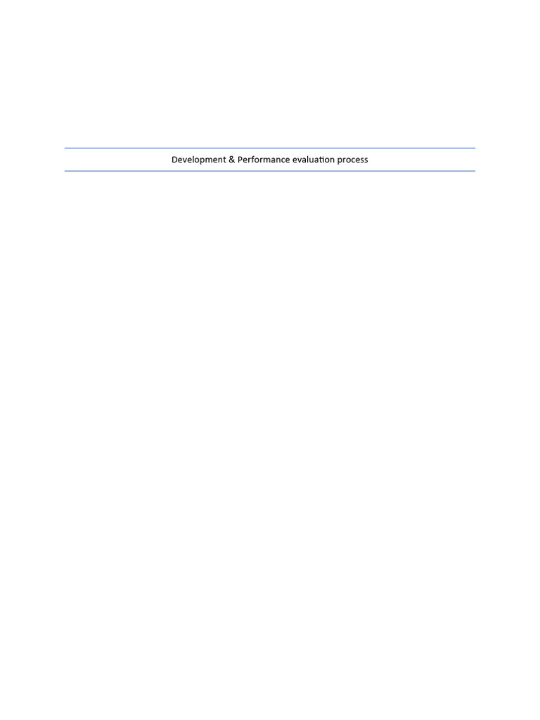 Performance Evaluation Template Pdf Evaluation Performance Appraisal
