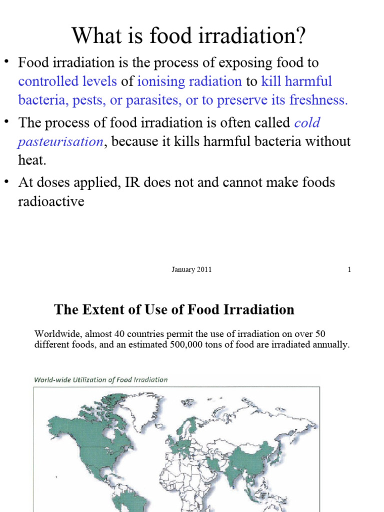 Food Irradiation Lecture Students | PDF | Ionizing Radiation | Absorbed ...
