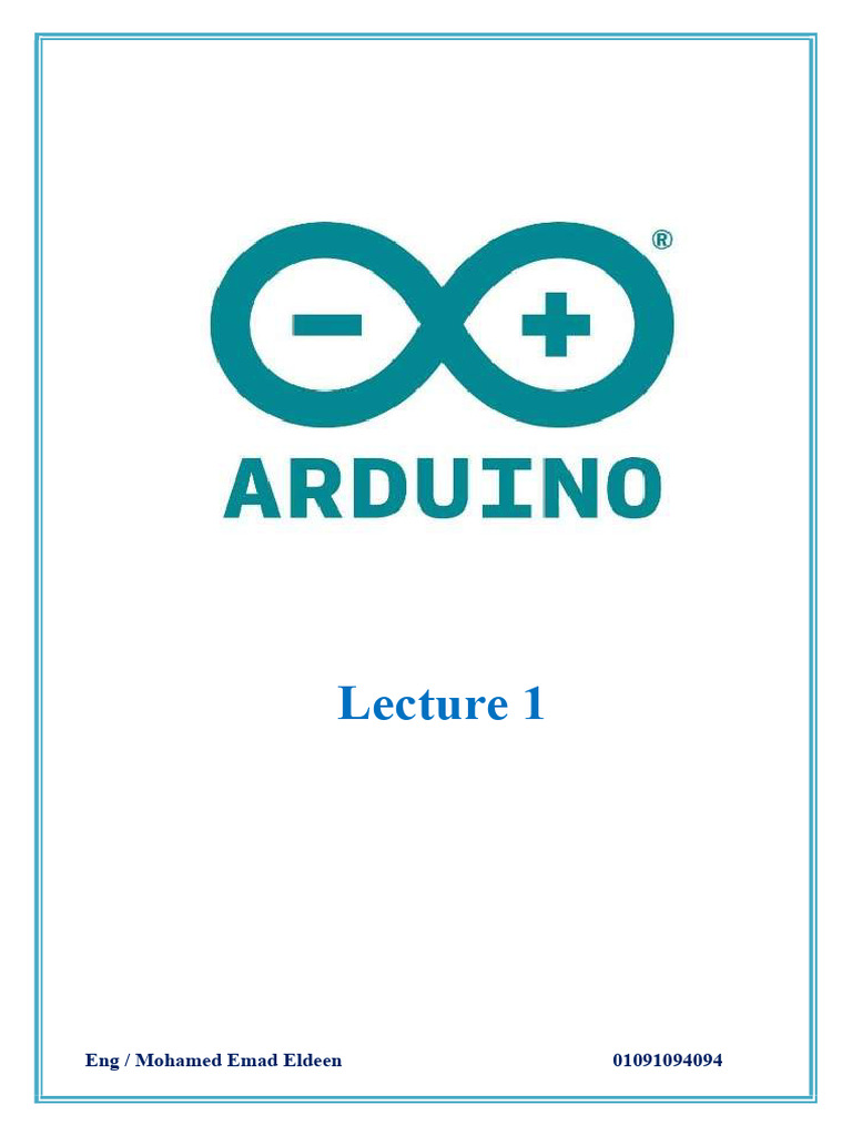 Lec 1 Arduino | PDF