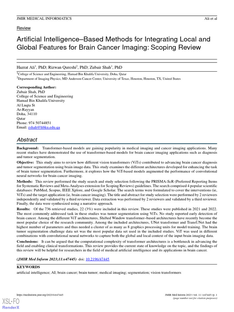 Artificial Intelligence-Based Methods For Integrating Local and | PDF | Cybernetics | Cognitive ...