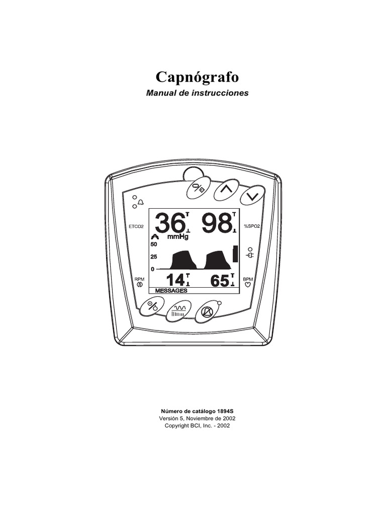 CAPNOGRAFO Capnocheck II | PDF | Tecnología