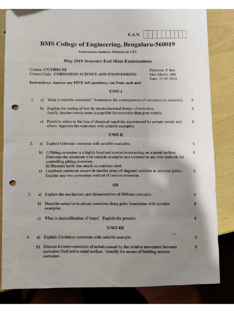 Corrosion Science and Engineering | PDF