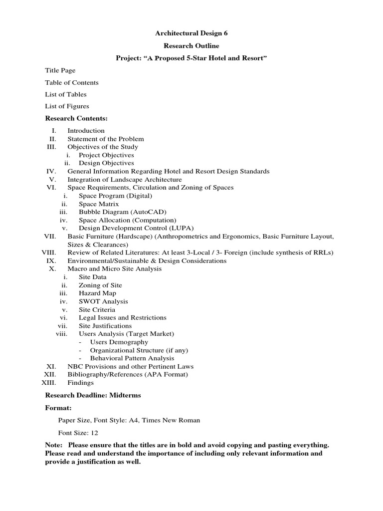 Design 6 Research Format | PDF