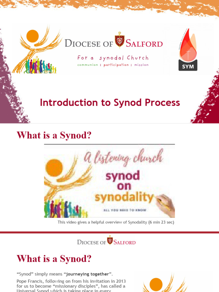 Introduction to the Synod Process | PDF | Catholic Church | Jesus