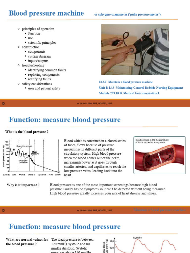 Blood Pressure Measurement Overview | PDF | Blood Pressure | Pressure ...