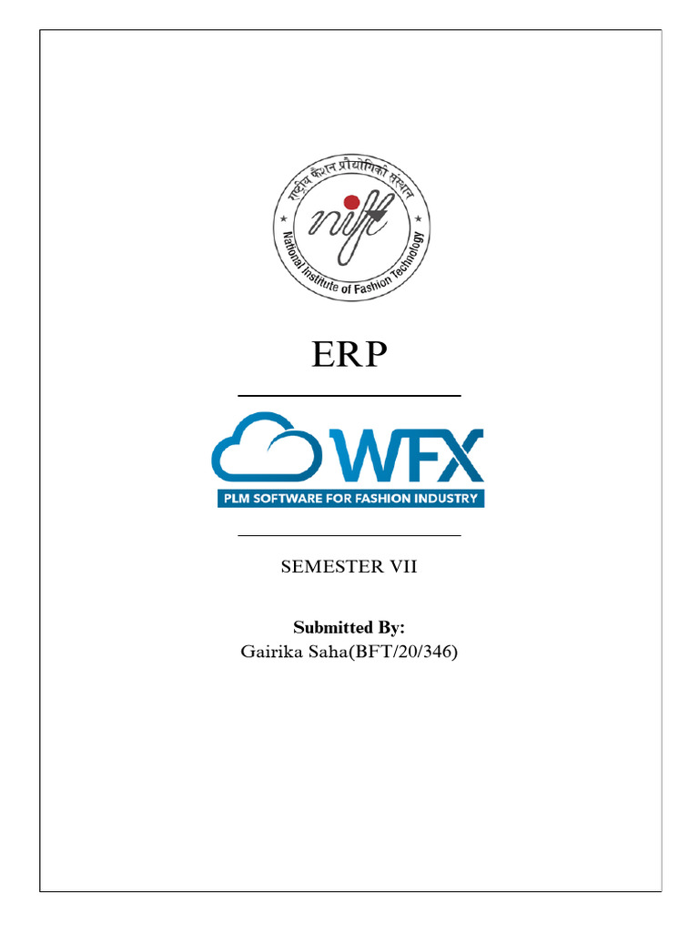 WFX Cloud ERP Learning Outcome Report | PDF