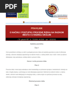 Pravilnik o Načinu I Postupku Procene Rizika Na Radnom Mestu I U Radnoj ...