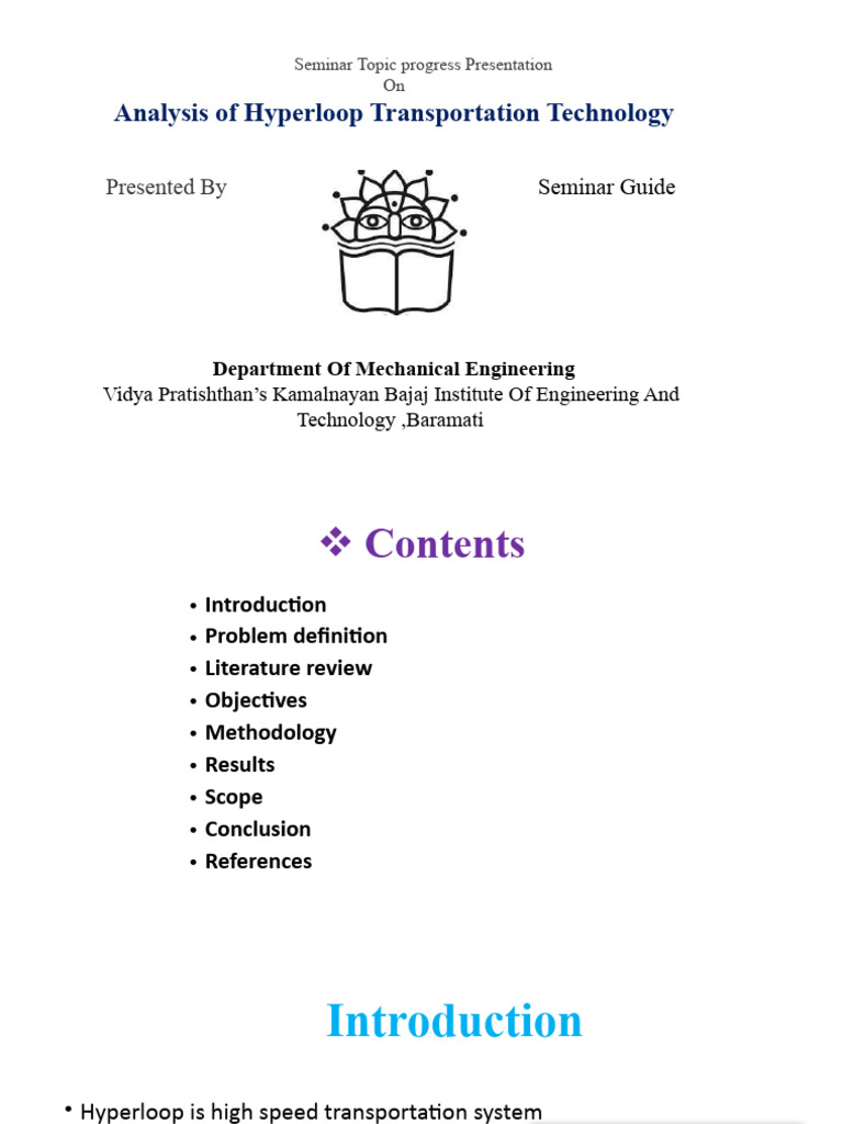 Hyperloop Transportation Technology | PDF | Hyperloop | Transport