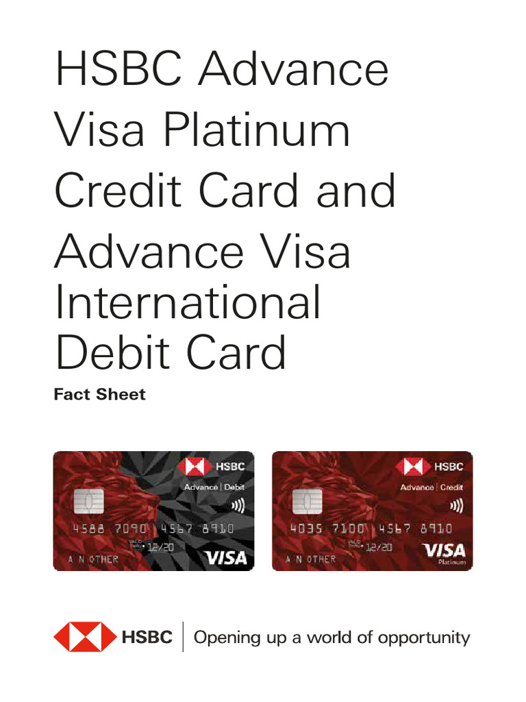 Advance Card Fees | PDF | Credit Card | Debit Card