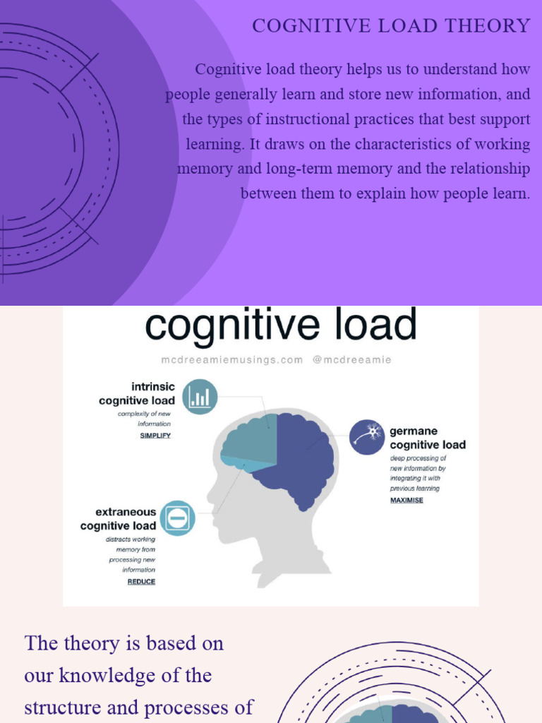Cognitive Load Theory | PDF