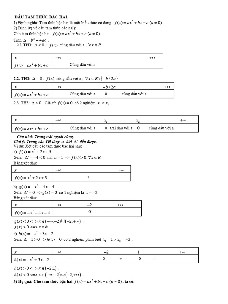 Dau Tamthuc Bac2 | PDF