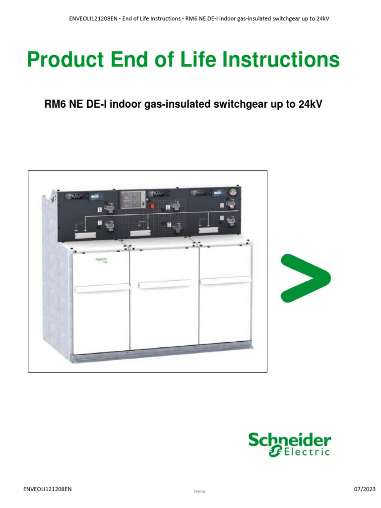 Schneider rm6 | PDF