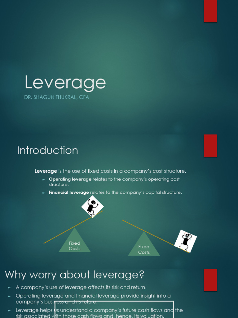 Leverage | PDF | Business | Law