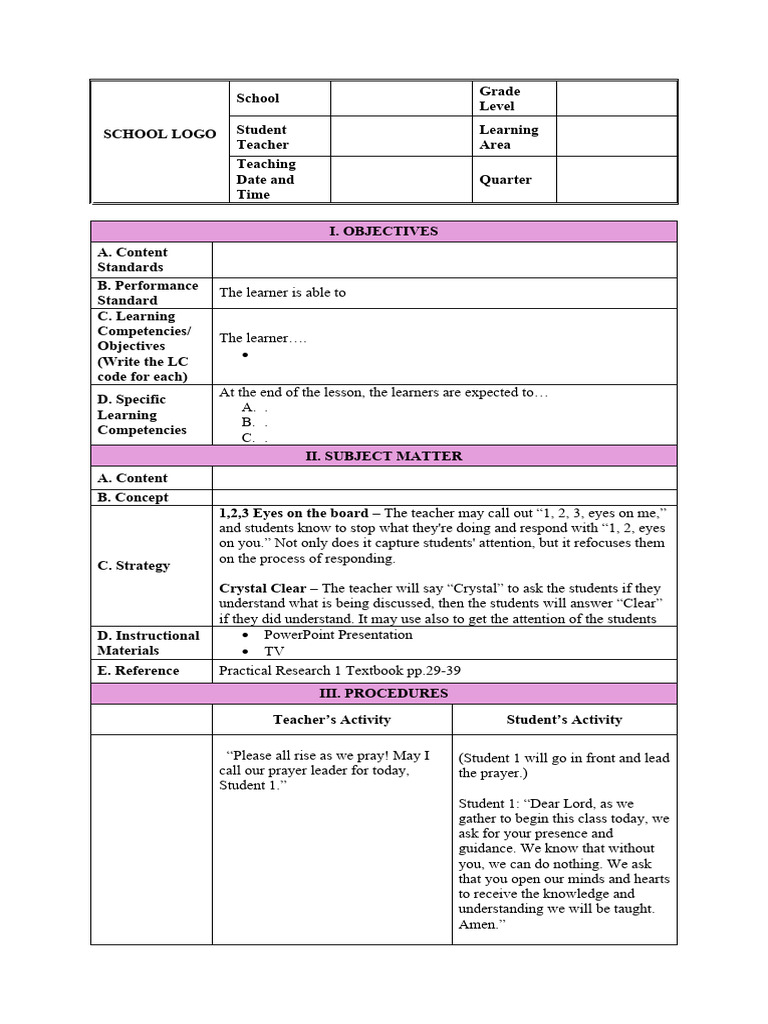Final Template | Download Free PDF | Learning | Teachers
