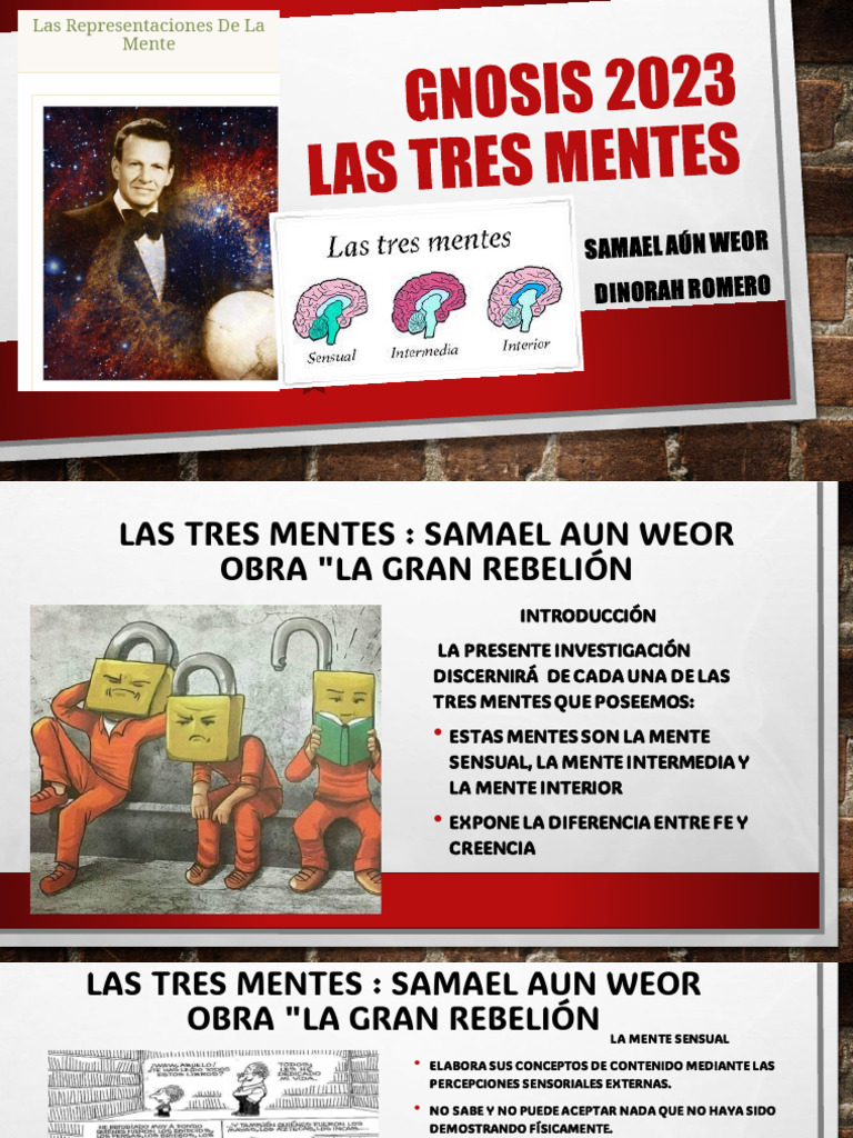 Presentación De3 Mentes | PDF | Mente | Verdad