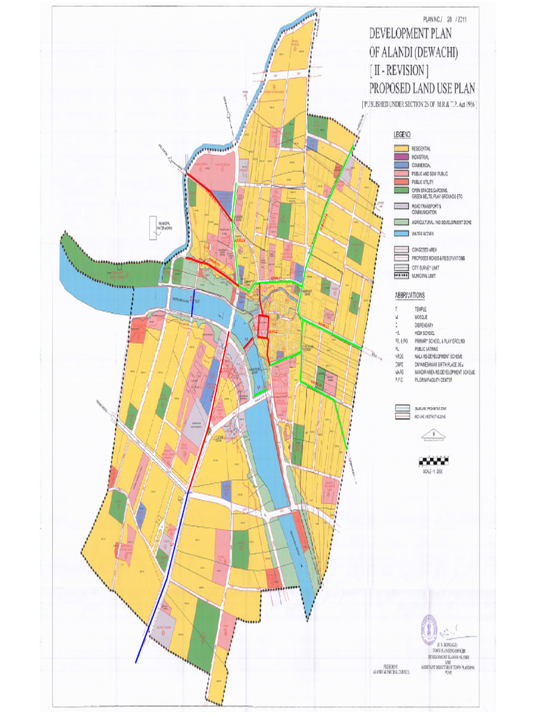 Alandi DP Map-With GR Markinig | PDF