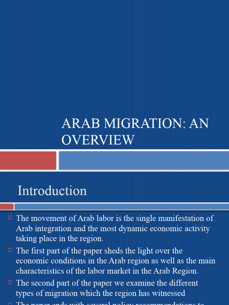 Arab Migration | PDF