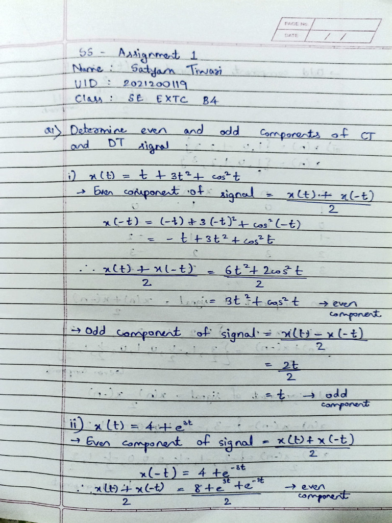 119 SS Assignment 1 | PDF