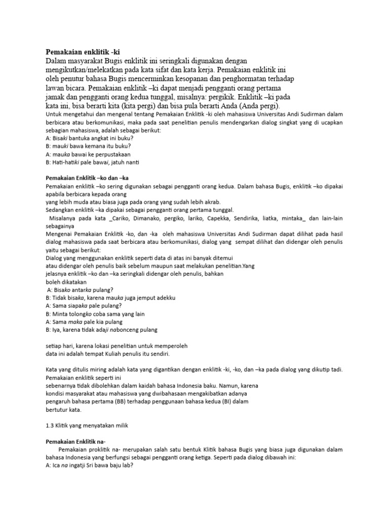 Materi Kti TASYA | PDF