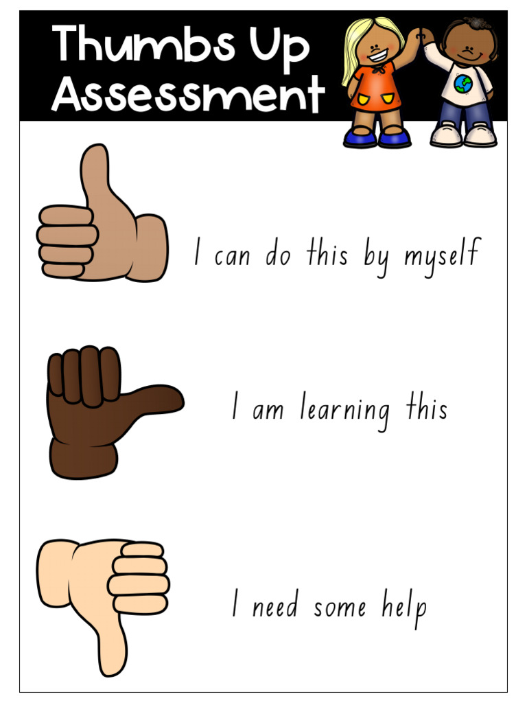 Thumbs Up Assessment | PDF