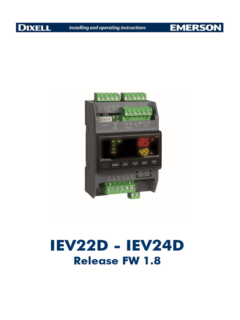 Iev22 24D GB | PDF | Parameter (Computer Programming) | Relay