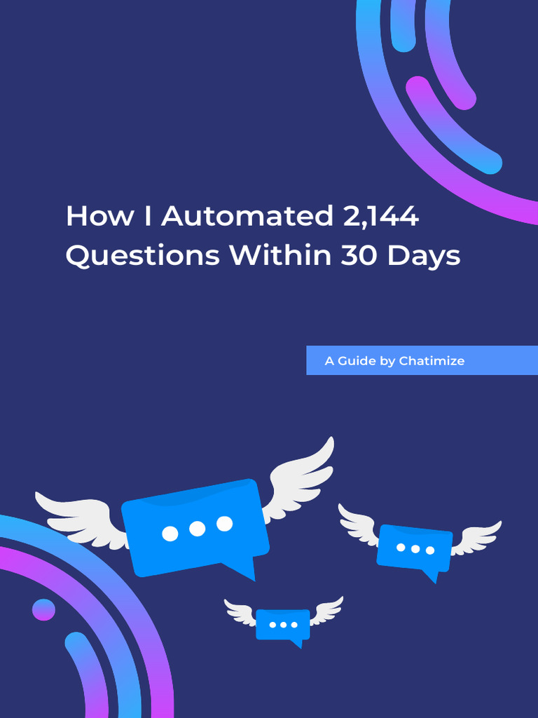 How I Automated 2,144 Questions Within 30 Days | PDF