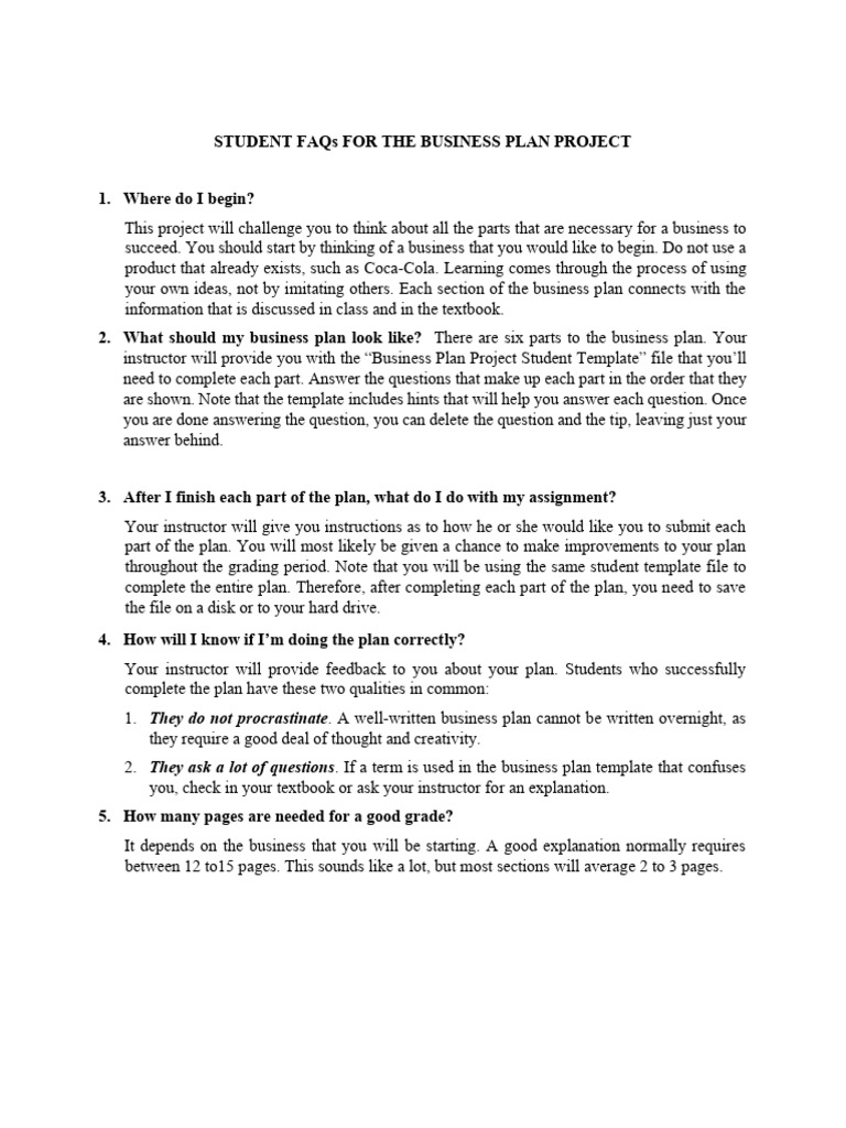 KELOMPOK 8 - Business Plan Part 1 (Dragged) 2 | PDF