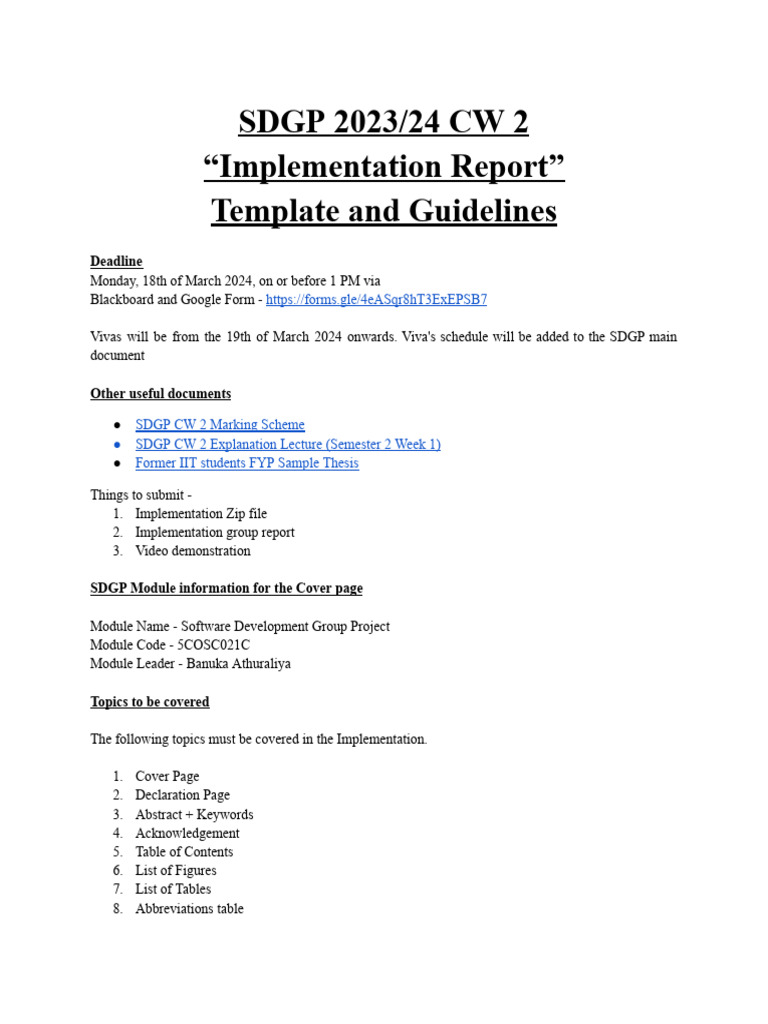 SDGP Implementation Guide | PDF | Business