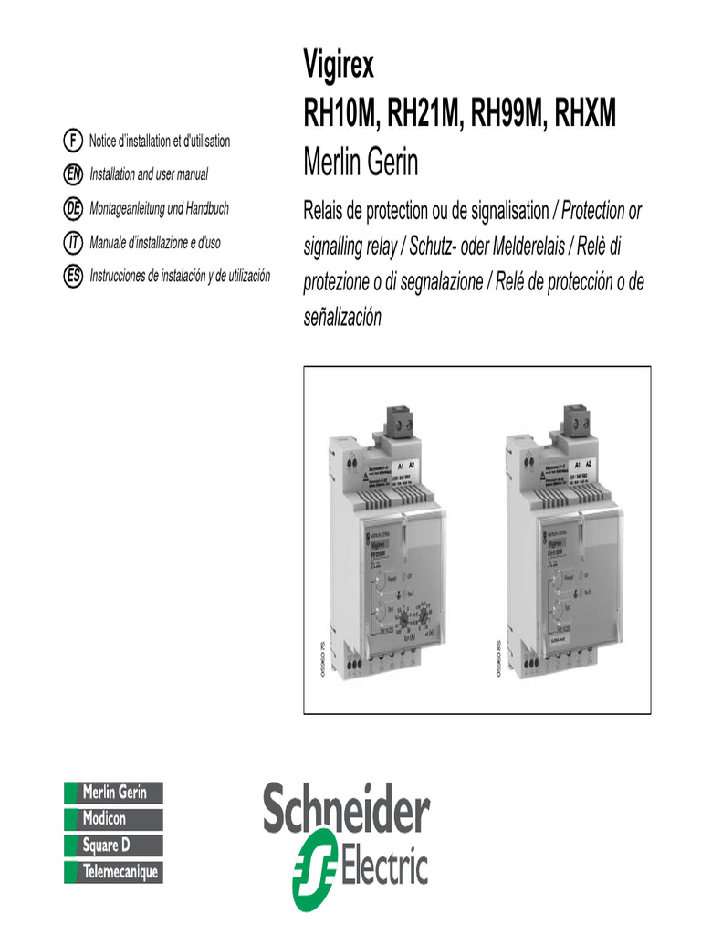 Installation Manual RH10M RH21M RH99M RHXM | PDF