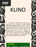 Pagkiklino | PDF
