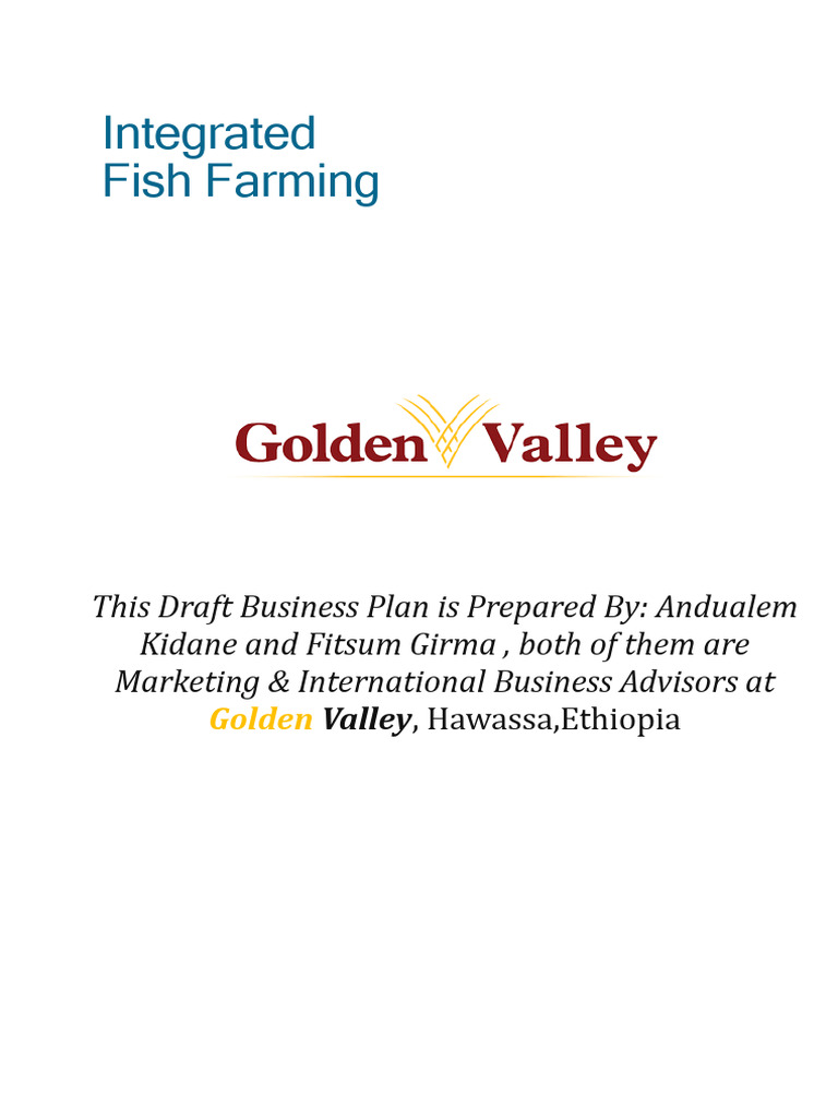 Integrated Fish Farming Business Plan | PDF | Agriculture | Aquaculture