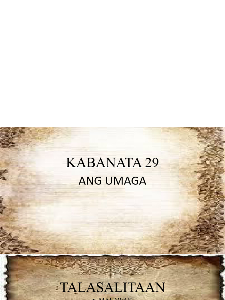 Kabanata 29 | PDF