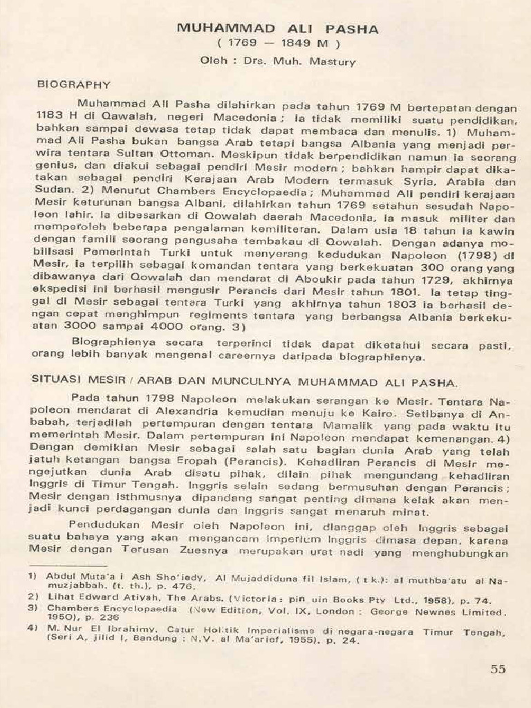 Muh Mastury - Muhammad Ali Pasha (1769 - 1849 M) | PDF