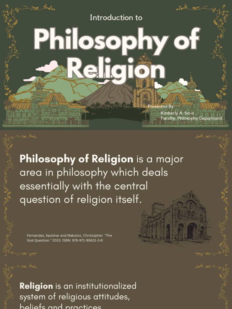 Introduction To Philosophy of Religion | PDF | God | Philosophy Of Religion