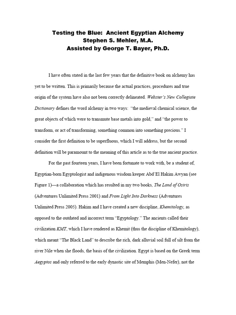 Stephen Mehler - Testing The Blue | PDF