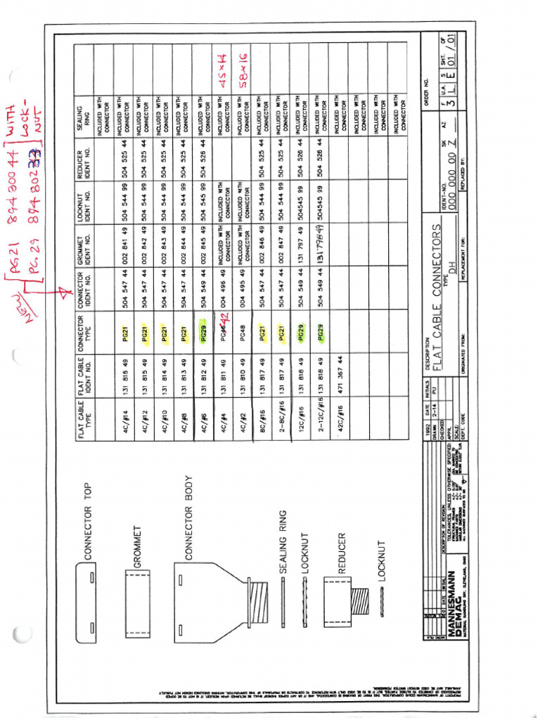 Festoon Connectors Flat Cable | PDF