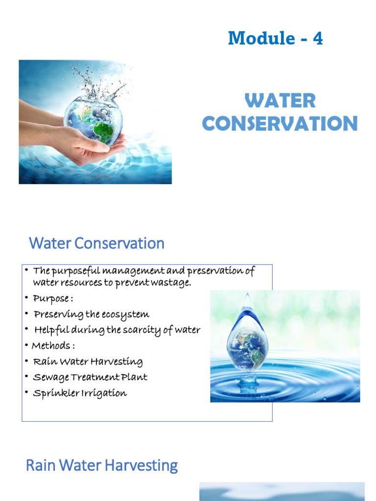 Water Conservation Scr Activity | PDF