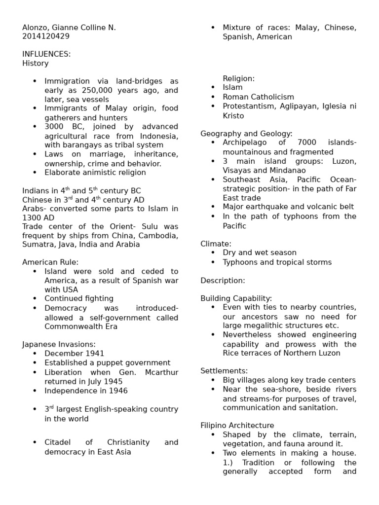 History of Architecture Notes | PDF