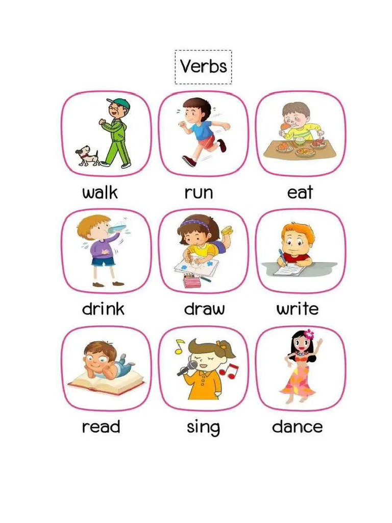 Action Verbs 1 Leonor 2022 | PDF