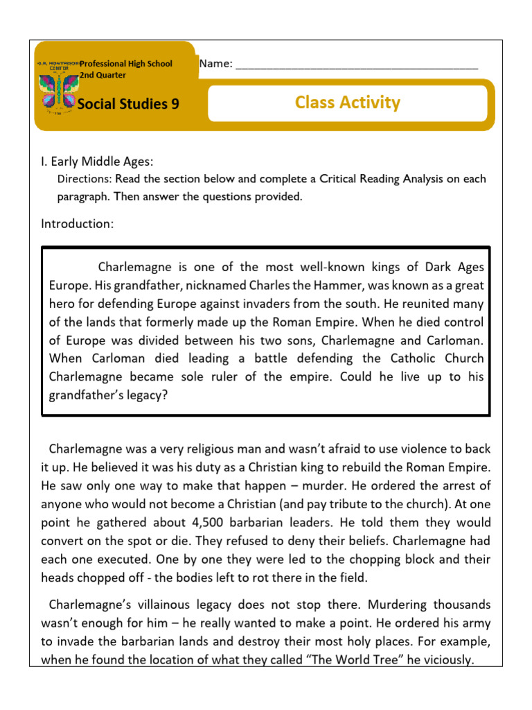 Charlemagne: Hero or Villain? | PDF | Charlemagne | Middle Ages