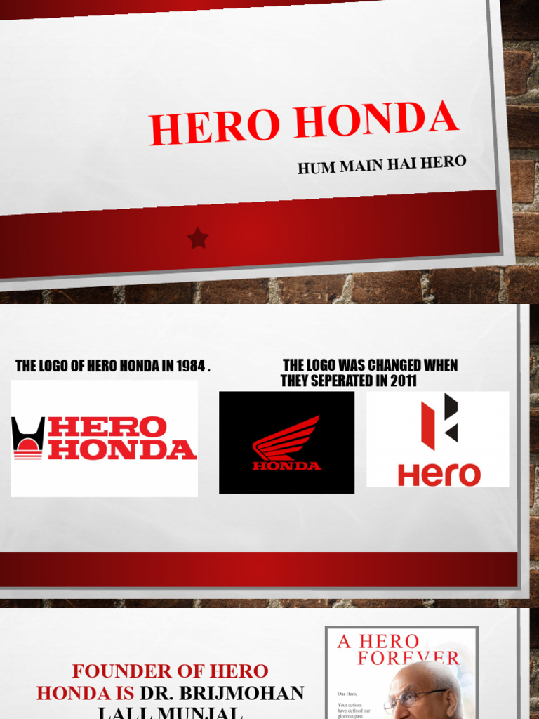 Hero Presentation | Download Free PDF | Honda | Motor Vehicle