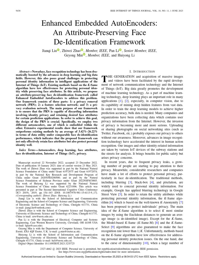 Enhanced Embedded AutoEncoders An Attribute-Preserving Face De ...