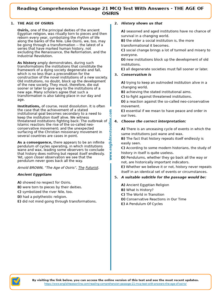 History's Transformative Cycles | PDF | Osiris | Ancient Egyptian Religion