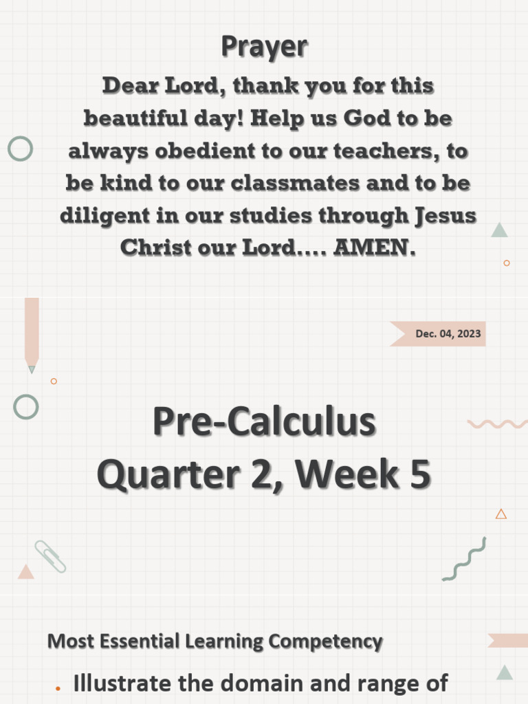 Pre Calculus Q2 - Week 5 Graph of CSC SEC TAN COT | PDF | Trigonometric Functions | Function ...